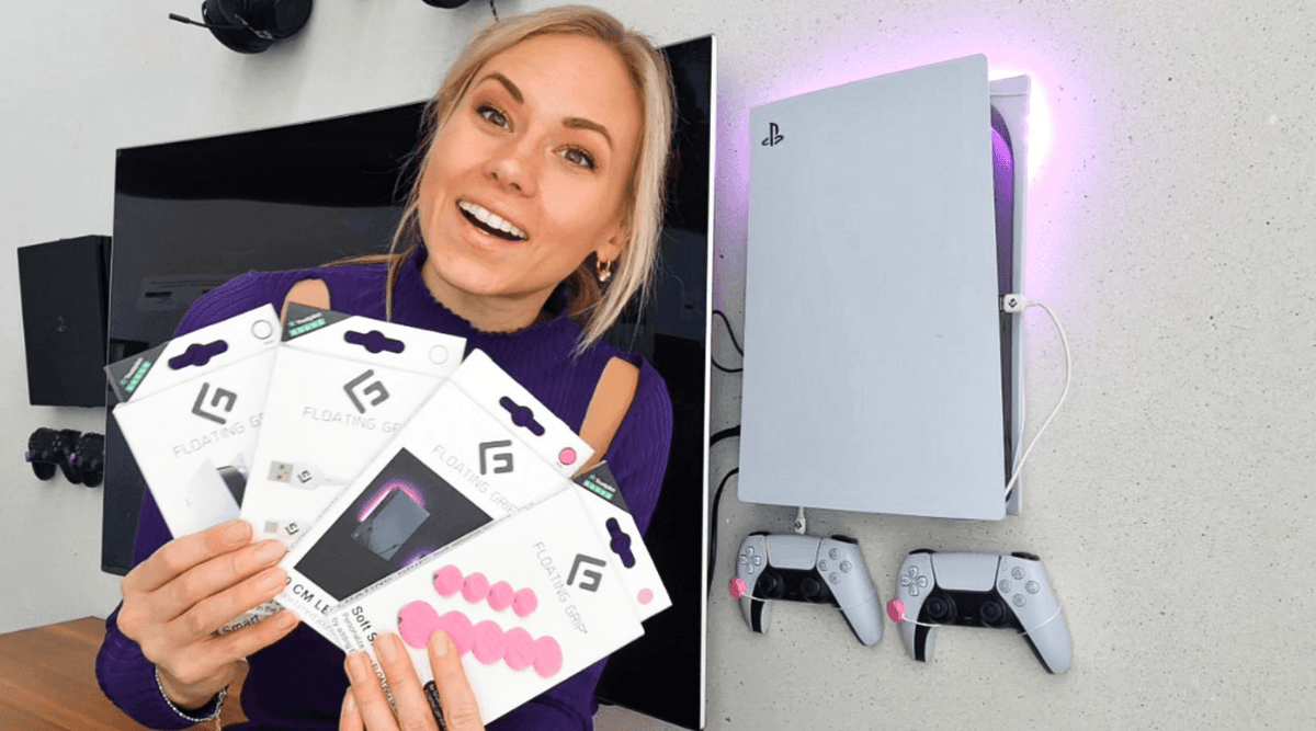 Elevate Your PlayStation Experience with FLOATING GRIP Wall Mounts