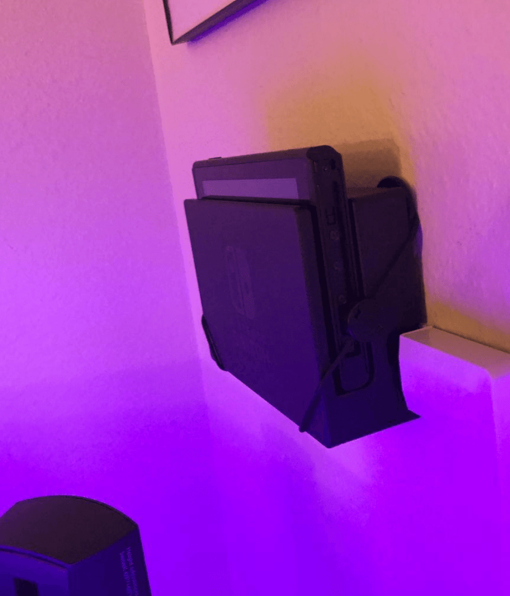 Nintendo Switch Dock Wall Mount by FLOATING GRIP | By FLOATING GRIP