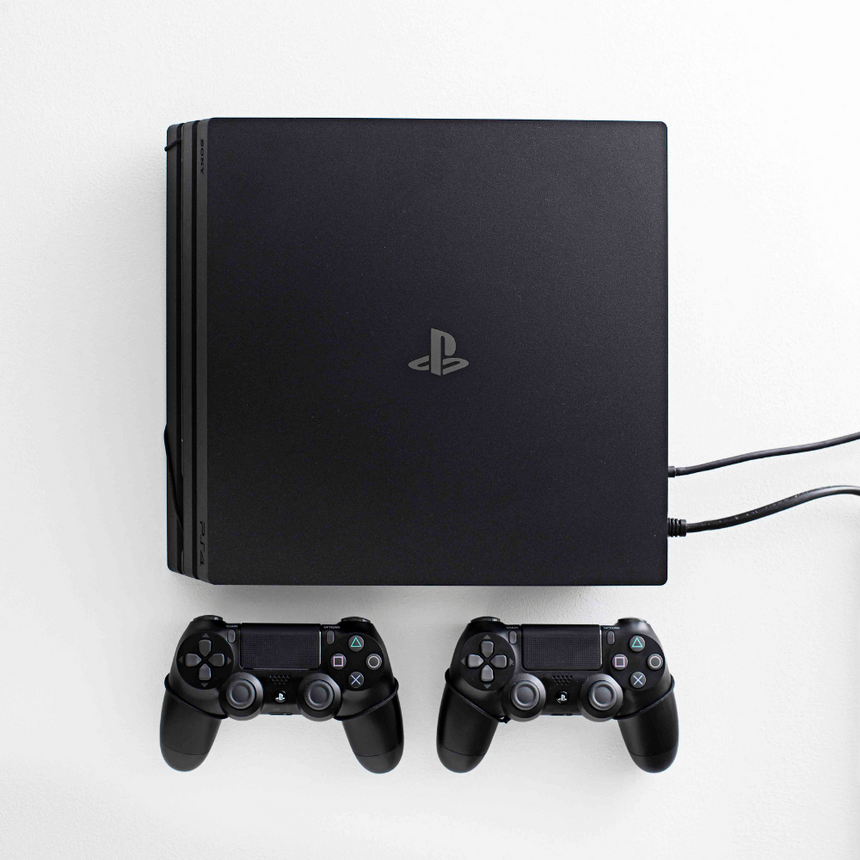 PlayStation 4 Pro (PS4 Pro) Wall Mount – FLOATING GRIP