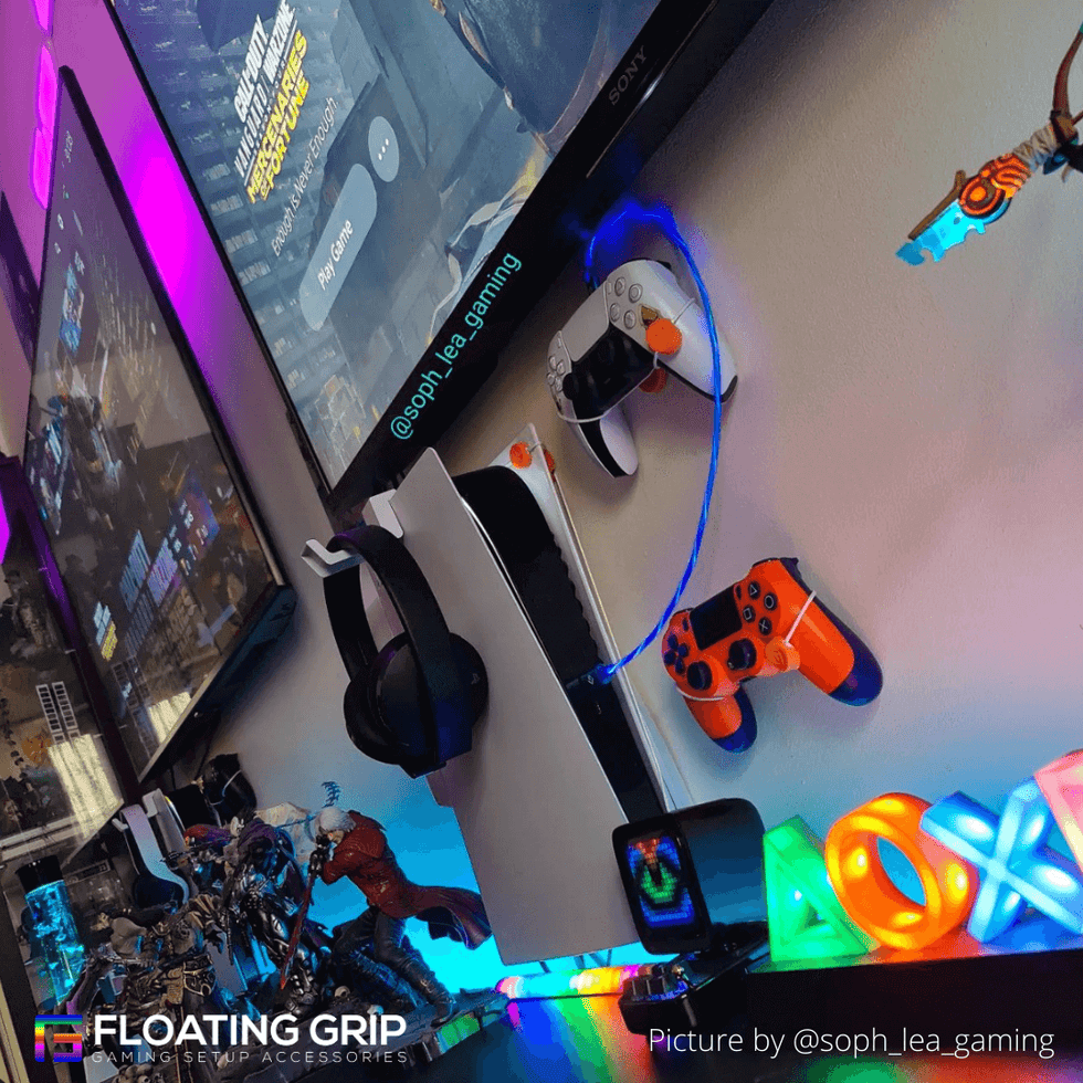 FLOATING GRIP Mounts | Simple Wall Mounts for Gaming