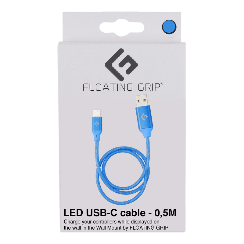 USB-C Cables with LED light | High Speed for charge + sync – FLOATING GRIP