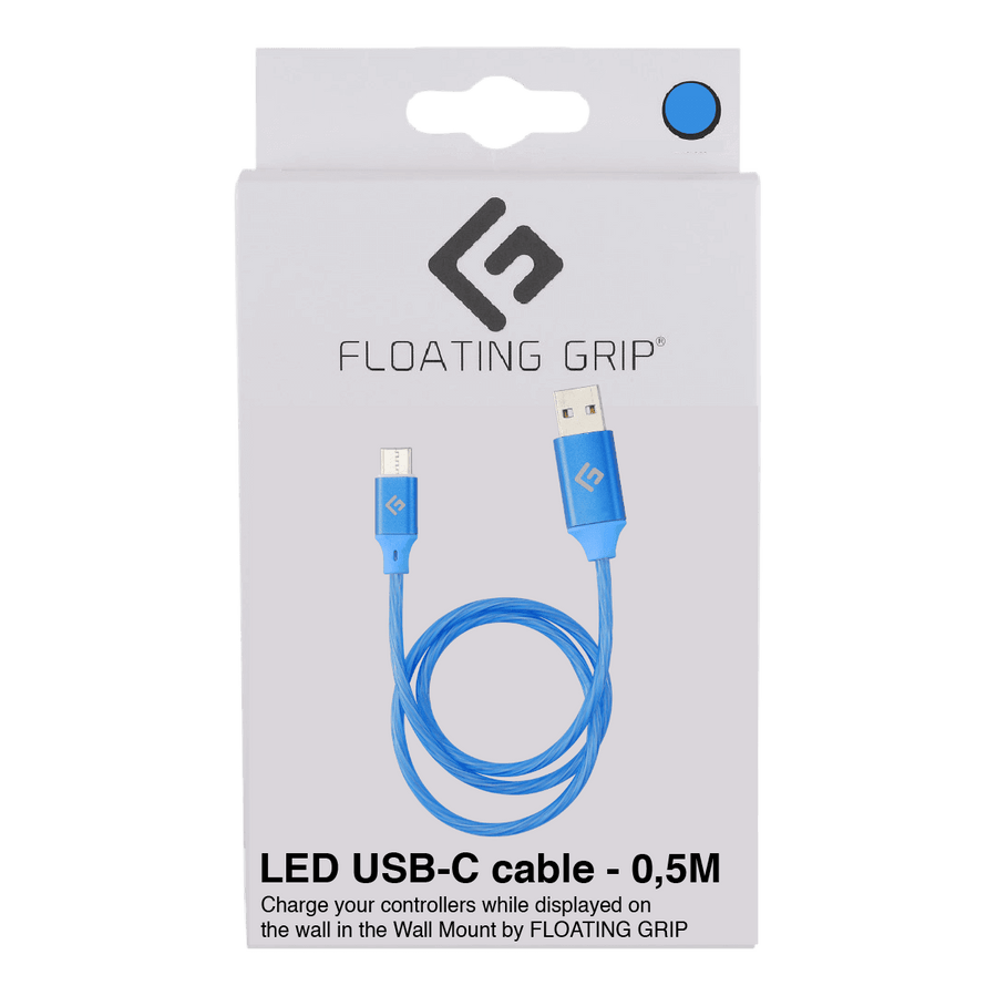 USB-C Cables with LED light | High Speed for charge + sync – FLOATING GRIP