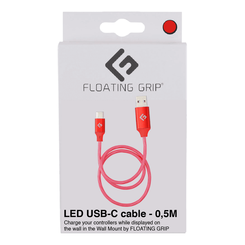 USB-C Cables with LED light | High Speed for charge + sync – FLOATING GRIP